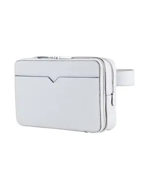 VALEXTRA V-line Bum Bag Belt Bag Calfskin - Grey