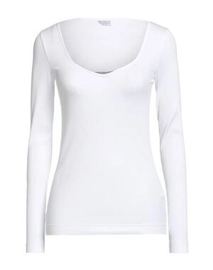 Brunello Cucinelli Sweater Size Cotton, Elastane, Ecobrass - White