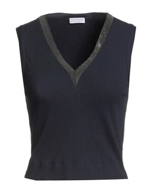 Brunello Cucinelli Sweater Midnight Size Cotton, Elastane, Acetate, Polyester - Blue