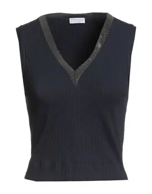 Brunello Cucinelli Sweater Midnight Size Cotton, Elastane, Acetate, Polyester