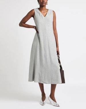 PUROTATTO Midi Dress Light Size Viscose, Wool, Polyester, Polyamide
