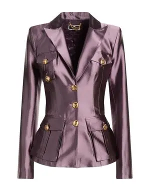 Elisabetta Franchi Blazer Mauve Size Acetate, Polyamide, Elastane