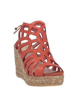 KANNA Sandals Rust Size Soft Leather
