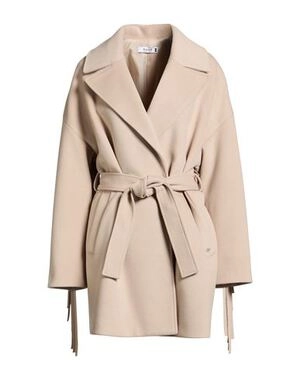 PLEASE Coat Size Polyester, Viscose, Elastane - Beige