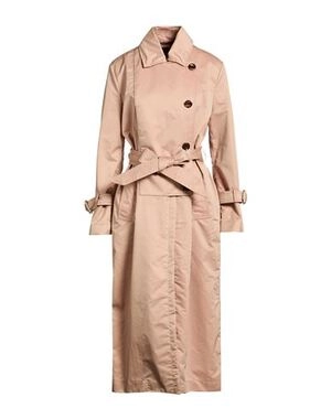 MOORER Overcoat & Trench Coat Sand Size Cotton, Polyester