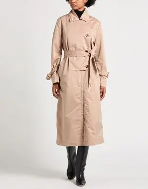 MOORER Overcoat & Trench Coat Sand Size Cotton, Polyester