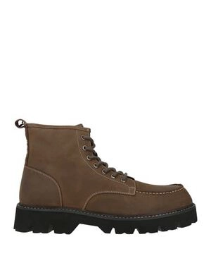 BLAUER. Lace-up Ankle Boots In Leather