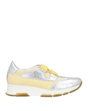 KEYS Sneakers Size Leather, Textile Fibers - Yellow