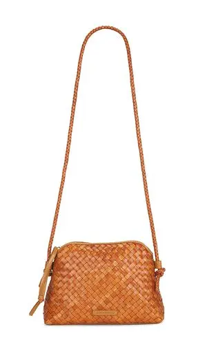 LOEFFLER RANDALL Mallory Woven Crossbody In Brown