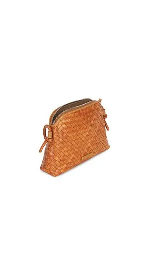 LOEFFLER RANDALL Mallory Woven Crossbody In Brown