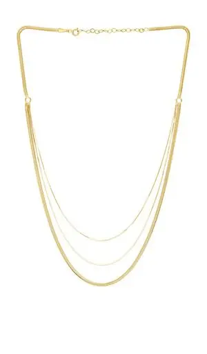 Shashi Lenox Chain Necklace In Metallic - Gold