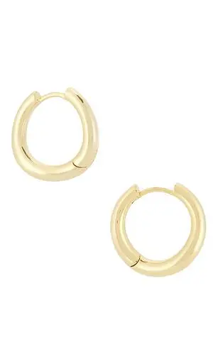 Shashi Lennox Hoop Earrings In Tone