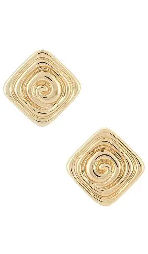 LUV AJ The Seychelles Studs In Metallic