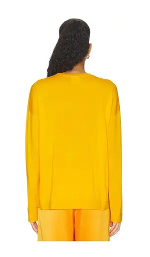 LESET James Oversized Crewneck In Yellow
