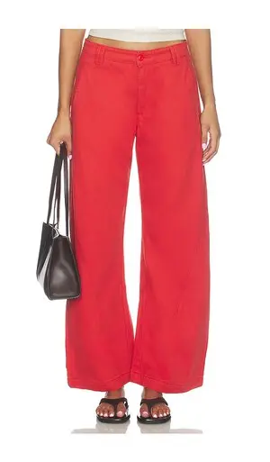 Lioness Sideline Jeans In Red