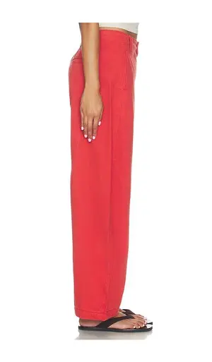 Lioness Sideline Jeans In Red