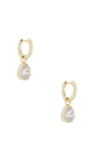 Lili Claspe Cleo Pear Drops In Metallic