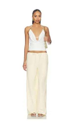 RUNAWAY THE LABEL Livia Halter Cowl Top