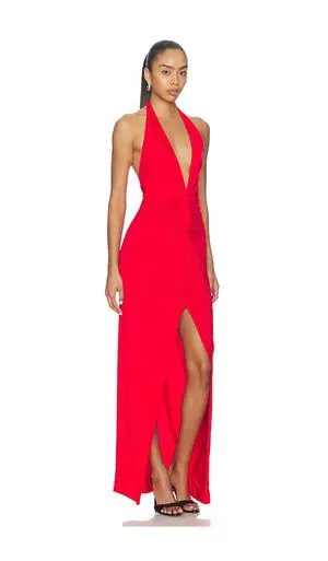 LOVERS AND FRIENDS Ruth Maxi Dress In Red