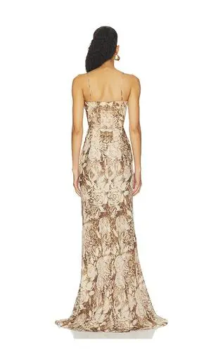 SAU LEE Neyla Chiffon Dress