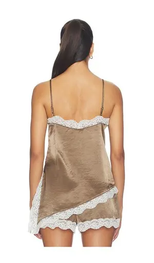 SNDYS. Toni Cami Top In Chocolate