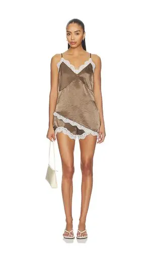 SNDYS. Toni Cami Top In Chocolate