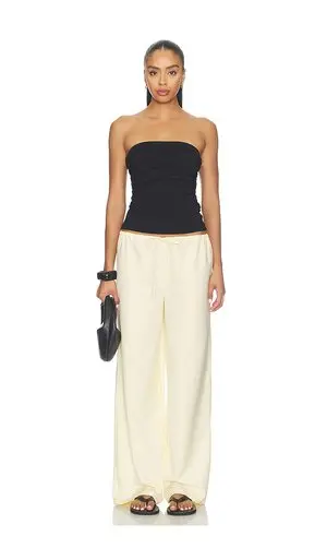 Susana Monaco Waist Gathered Tube Top