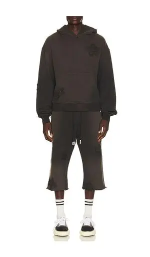NAHMIAS Flower Patch Hoodie In Black