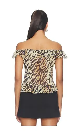 Lioness Timeless Ruffle Top In Multi