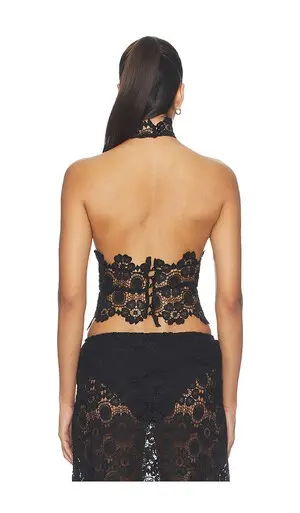 Lioness Halter Neck Lace Top