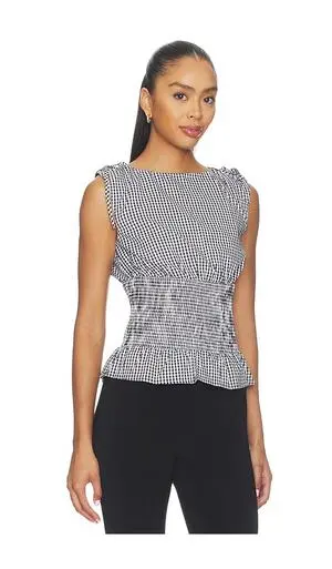 MORE TO COME Milcah Top In Black & White