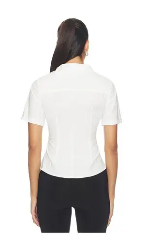 ALL THE WAYS Maura Button Down Top