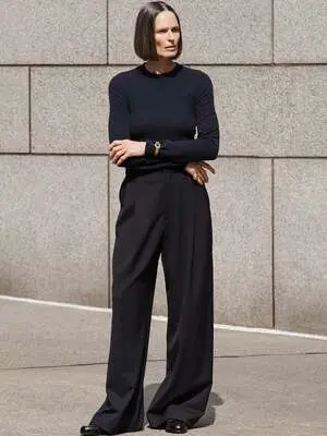 GWYN The Petite Palazzo Trouser | | Size