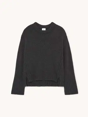 GWYN The Long-cuff Crew | | Size - Charcoal