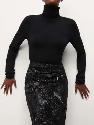 GWYN Sli Cashere Turtleneck | | Size