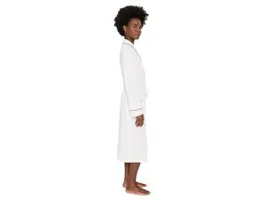 Eberjey Gisele Long Robe Pajama Sets Ivory/navy