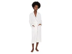 Eberjey Gisele Long Robe Pajama Sets Ivory/navy