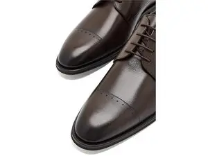 BOSS Derrek Leather Derby Shoes Shoes Dark
