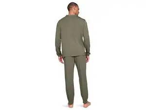 Eberjey Henry The Long Pj Set Pajama Sets Eucalyptus - Olive