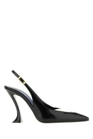 LANVIN Two-tone Leather Pumps - White
