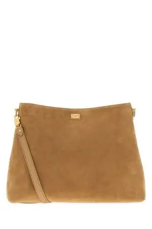 Dolce & Gabbana Suede Shopping Bag - Light Brown