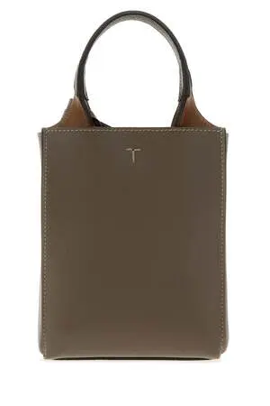 TOD'S Dove Leather Phone Holder