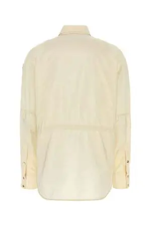Moncler Cream Wool And Nylon Shirt