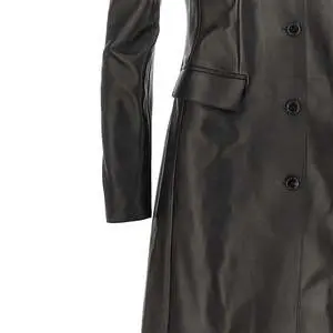 Gucci Nappa Leather Single-breasted Coat