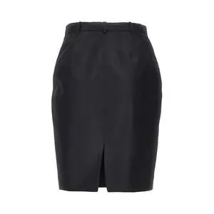Gucci Silk Faille Pencil Skirt