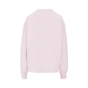 GANNI Organic Cotton Crab Print Long Sleeve T-shirt - Pink