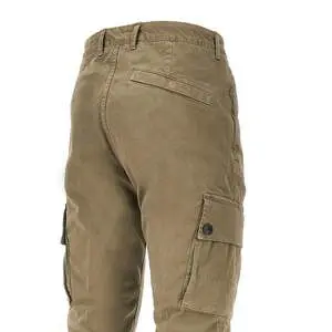 Stone Island Organic Cotton Cargo Pants With Logo Badge