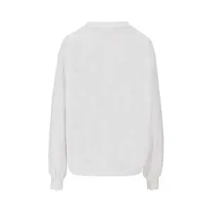 GANNI Long Sleeve Cotton Strawberry Print T-shirt - White