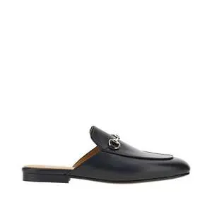 Gucci Princetown Horsebit Leather Sabot - Black