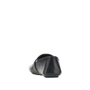 Gucci Grained Leather Loafers With Double G Detail
